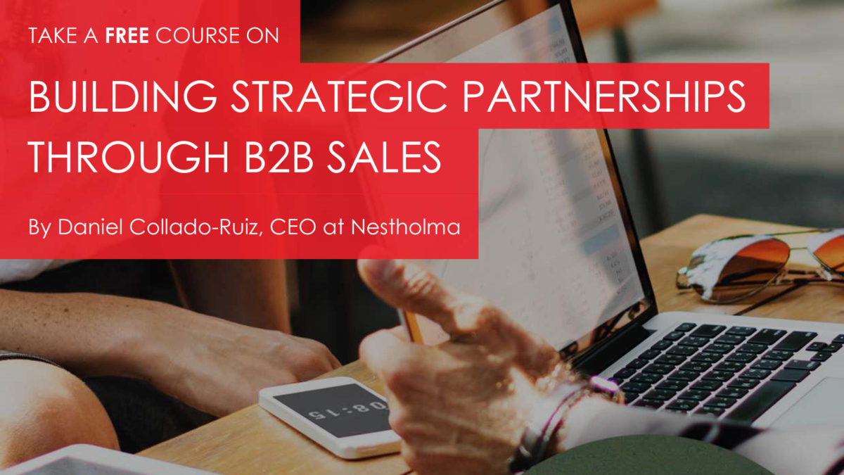 Building strategic partnerships through B2B sales 4th - Distrito ...